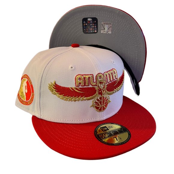 New Era | Accessories | New Era Atlanta Hawks 59fifty Fitted Hat Cap ...